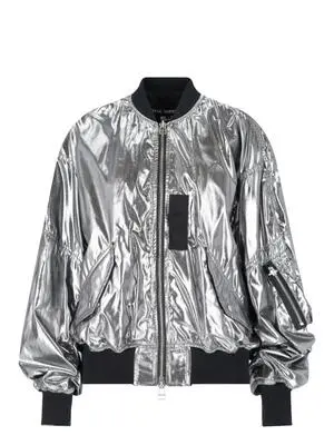 Fear Of God Zip Bomber Jacket Silver