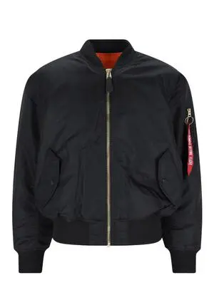 Alpha Industries MA-1 Heritage Reversible Bomber Jacket Black
