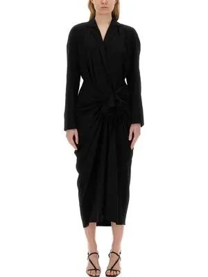 Dries Van Noten Midi Dress - Black