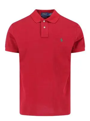 Moncler Logo Polo Shirt - Red