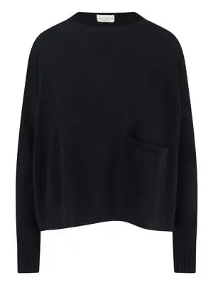 MA'RY'YA Virgin Wool And Cashmere Sweater - Black