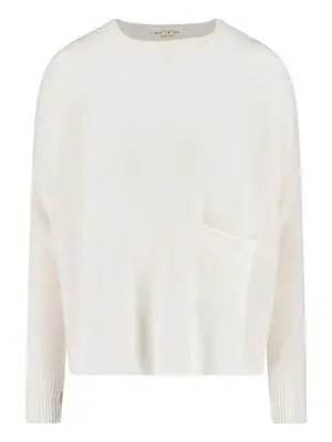 MA'RY'YA Virgin Wool And Cashmere Sweater - White