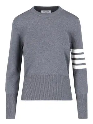 Thom Browne 4-bar Sweater - Gray