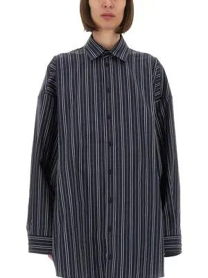 Balenciaga Oversize Shirt - Blue