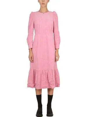 Baum Und Pferdgarten Aleema Midi Dress - Pink