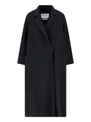 Max Mara Ludmilla Icon Cashmere Coat Black