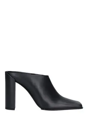 Alaïa Square Mules - Black