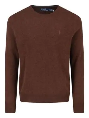Polo Ralph Lauren Logo Wool Sweater - Brown