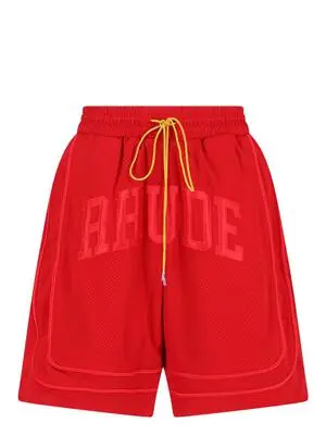JIL SANDER Logo Shorts Red