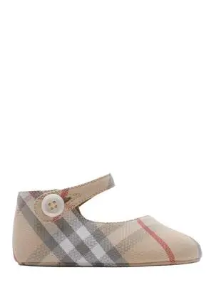 Burberry Mary Jane Flat - Beige