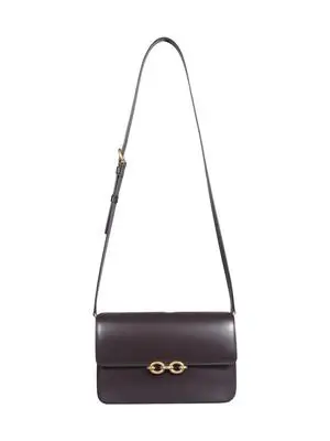 Saint Laurent Le Maillon Shoulder Bag - Brown