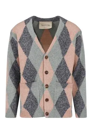 Miu Miu Virgin Wool Cardigan - Multi