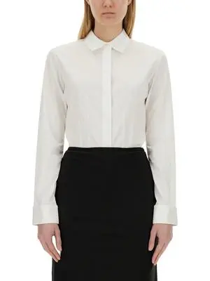 Helmut Lang Fitted Poplin Shirt - White
