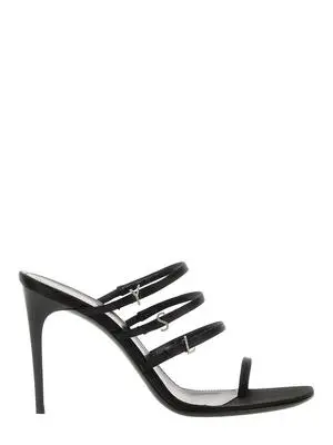 SAINT LAURENT Heeled Leather Sandals