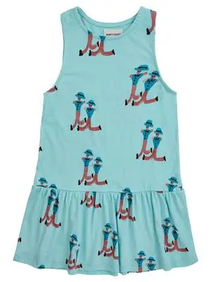 BOBO CHOSES Dancing Giants All Over Dress - Azure