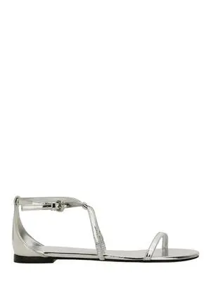 Alexander McQueen Strappy Sandal - Silver