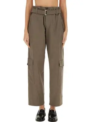 Brunello Cucinelli Belted Cargo Pants - Brown
