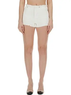 MICHAEL BY MICHAEL KORS Denim Shorts - White