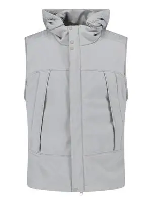 C.P. COMPANY Hooded Vest - Gray