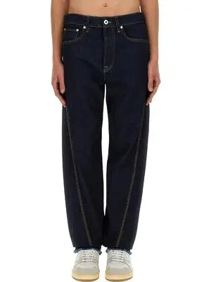 LANVIN Twisted Jeans - Blue