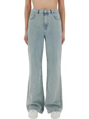 MOSCHINO JEANS Wide Leg Jeans - Denim