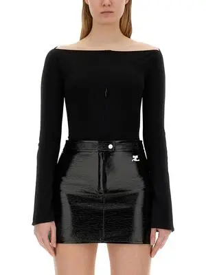 COURREGES Jersey Body - Black