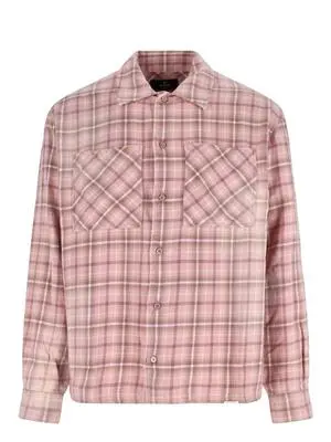 Burberry Check Shirt Pink