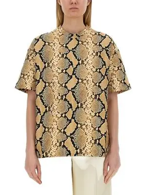 JIL SANDER Animal Print T-shirt - Animalier