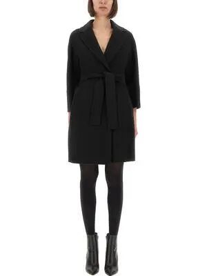 Max Mara Arona Coat Black