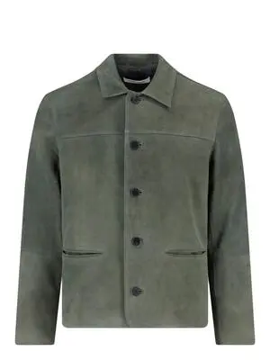 Loewe Suede Jacket - Green