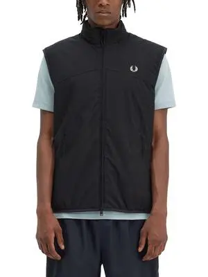 Fred Perry Logo Vest - Black