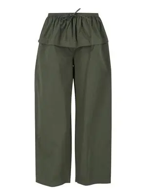 Rick Owens Straight Leg Trousers - Green