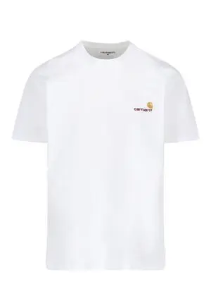 Carhartt Work In Progress S/s American Script' T-shirt - White