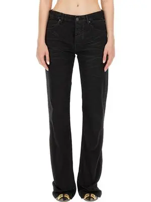 Balenciaga Straight Pants - Black