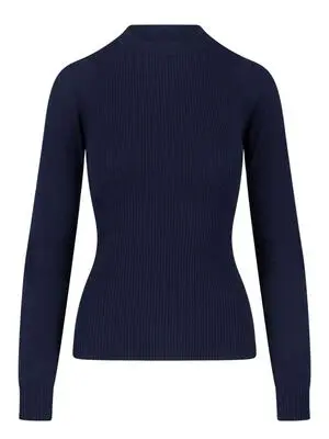 Moncler Logo Sweater - Blue