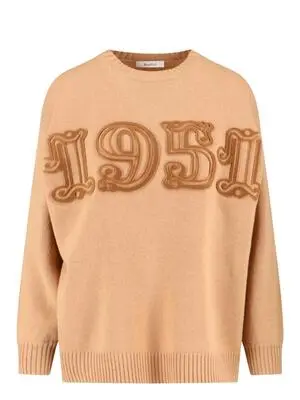 A.p.c. Logo Sweater - Brown