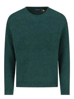 Moncler Logo Sweater Green
