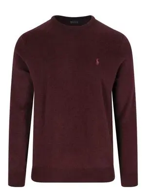 Moncler Logo Sweater Red