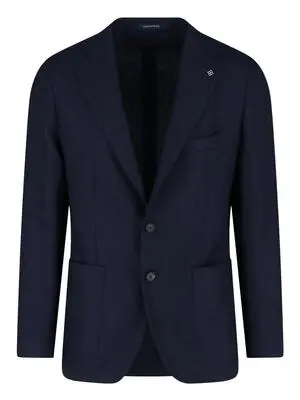 Tagliatore Single-breasted Blazer - Blue