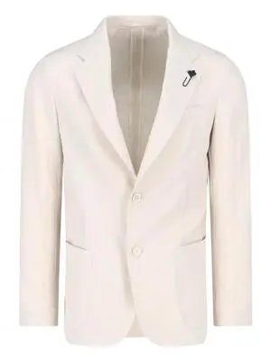 Tagliatore Single-breasted Blazer - Cream