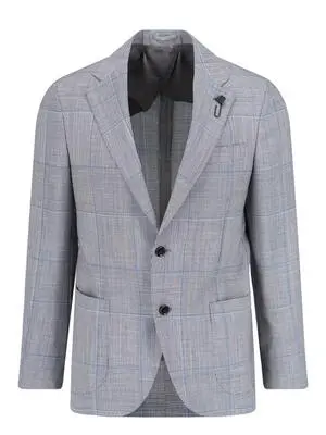 Tagliatore Single-breasted Blazer - Gray