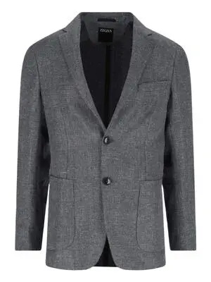 Max Mara Single-breasted Blazer - Gray