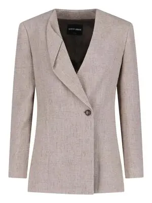 Tagliatore Single-breasted Blazer - Taupe