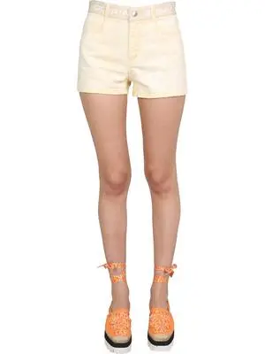Stella McCartney Denim Shorts - Yellow