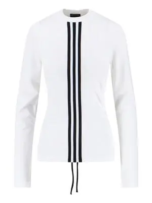 Y3 3-stripes T-shirt - White