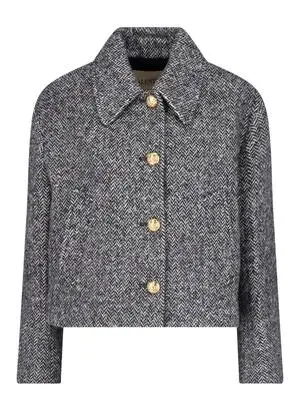 GOLDEN GOOSE Virgin Wool Jacket - Gray