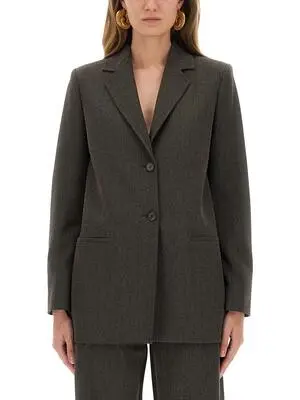 Moschino Wool Blend Jacket - Brown