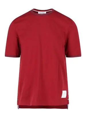 Thom Browne Ringer T-Shirt Red