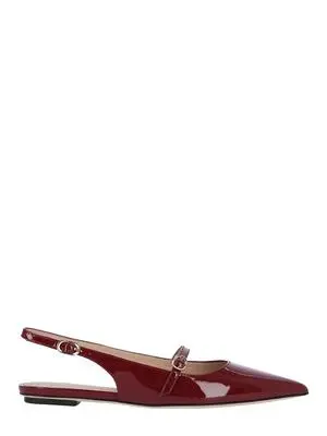 STUART WEITZMAN Emilia Slingback Mules Red
