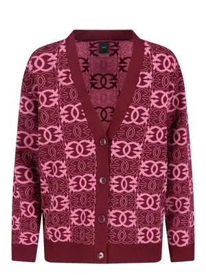 Pinko Love Birds Cardigan - Red